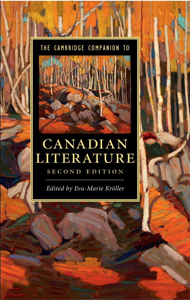 Cambridge Companion to Canadian Literature, 2nd edn. - Department of ...